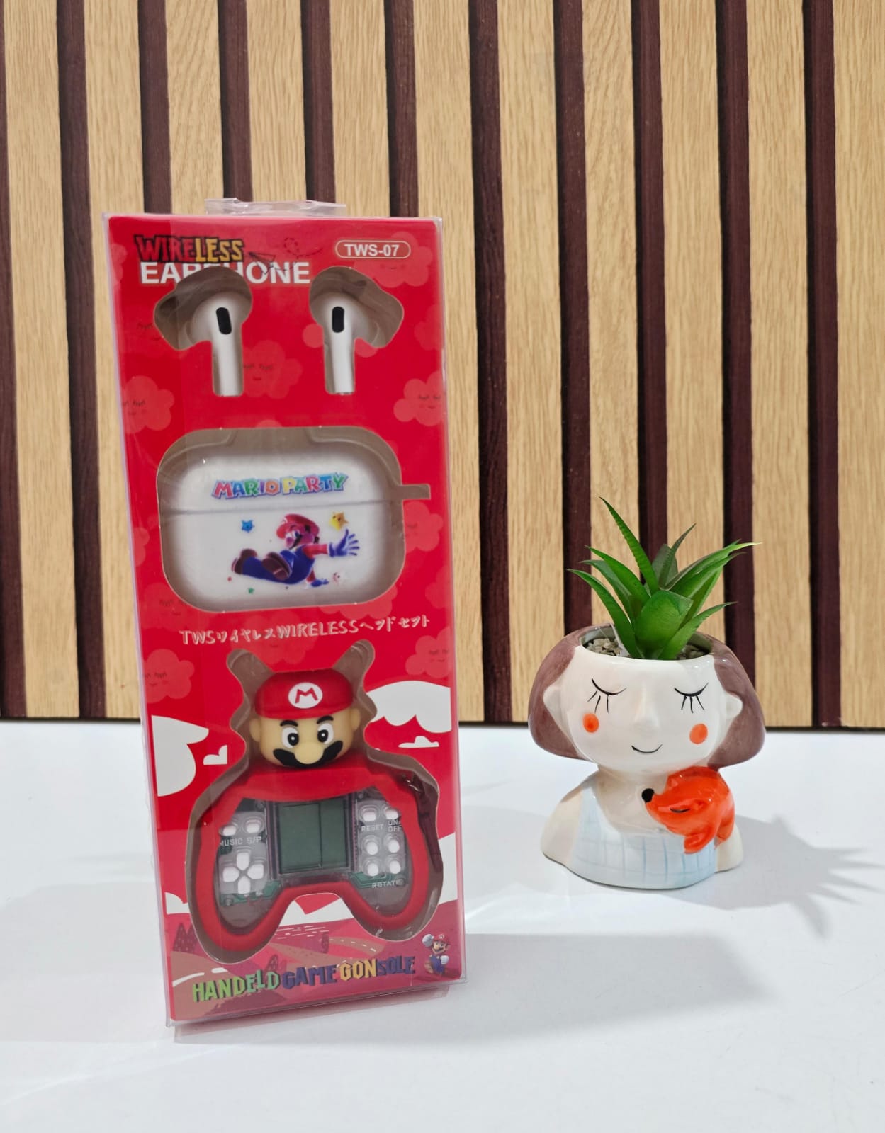 AUDÍFONOS VARIOS PERSONAJES CON LLAVERITO TETRIS MOD# FR-909