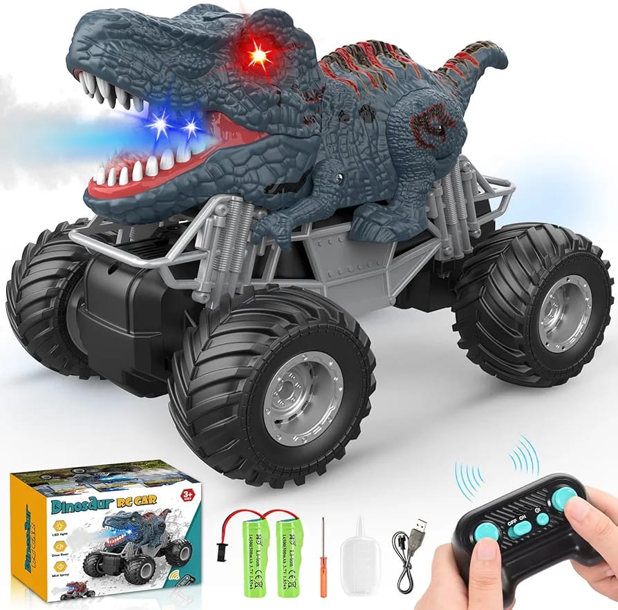 🦕CARRO DINOSAURIO CON CONTROL 🎮 REMOTO MOD# TT-94323A🦖