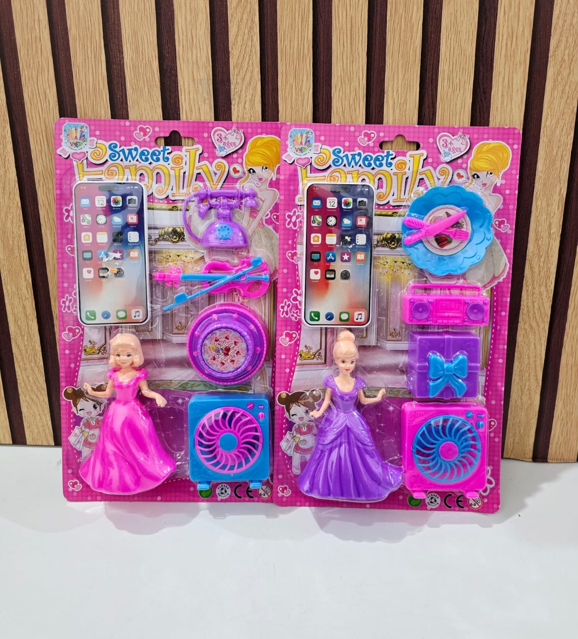 SET PRINCESA CON ACCESORIOS SWEET FAMILY MOD# VR-DGA1122