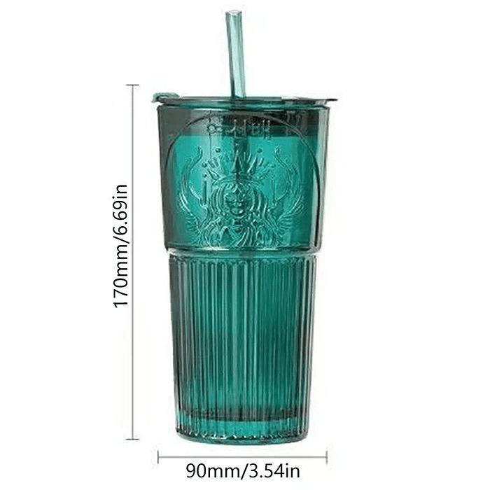 Preventa Vasos Vidrio Modelo Coreano Starbucks 600ML con Bom