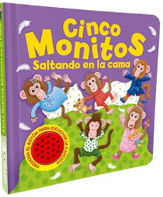 Cinco Monitos Saltando En La Cama