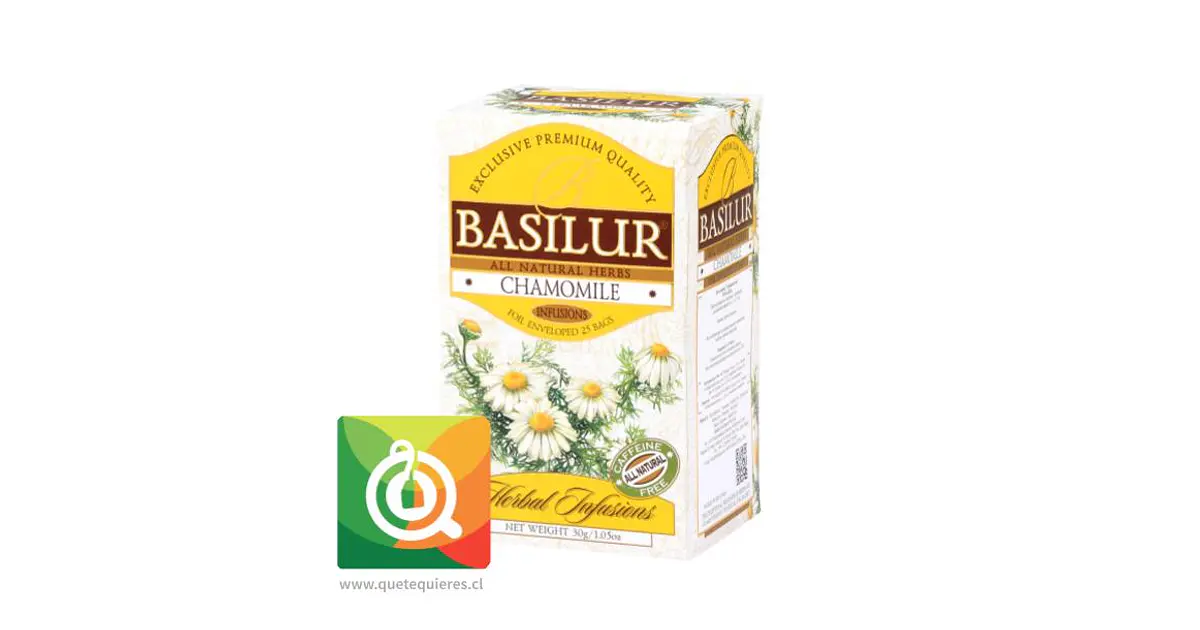 Basilur Infusión Manzanilla 20 bolsitas