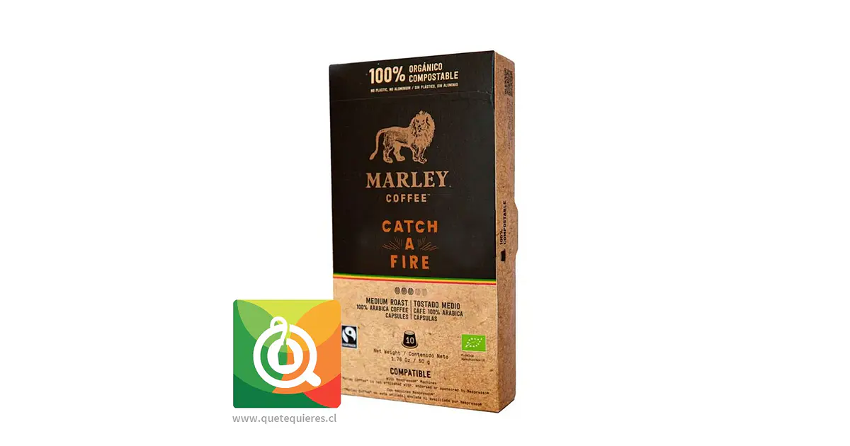 Marley Coffee Café Capsula Catch a Fire 10 capsulas