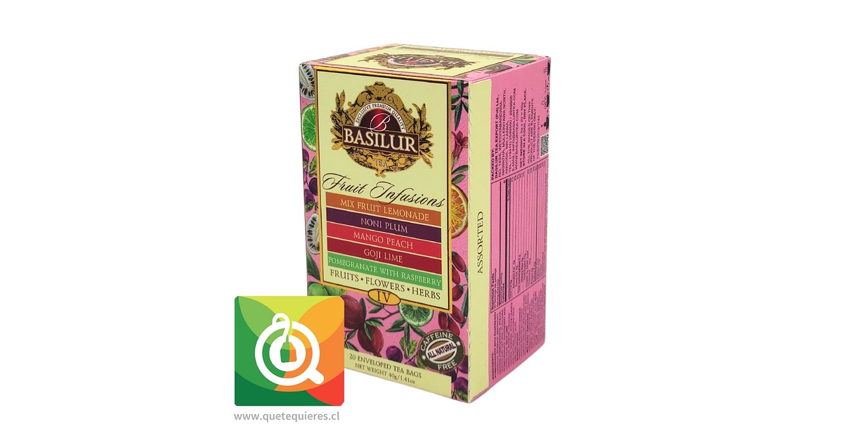 Basilur Fruits Infusión vol. IV- Basilur Surtido de Infusi