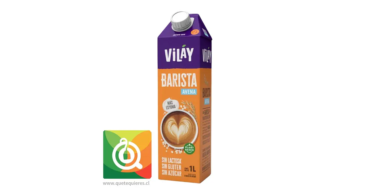 Viláy Bebida Vegetal Barista Avena s/Azucar 1 Lt