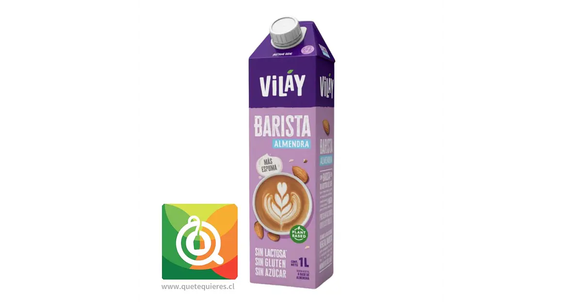 Vilay Bebida Vegetal Barista Almendra s/Azucar 1 Lt