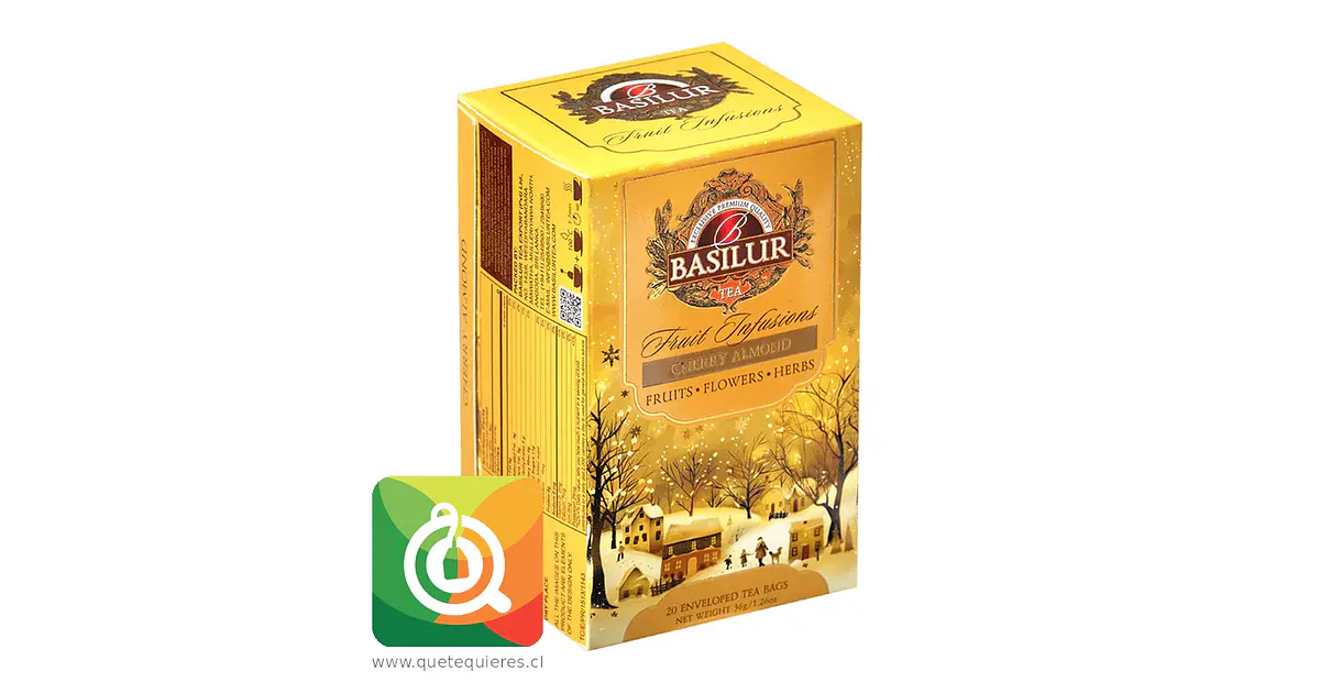 Basilur Infusión Cherry Almendra 20 Bolsitas