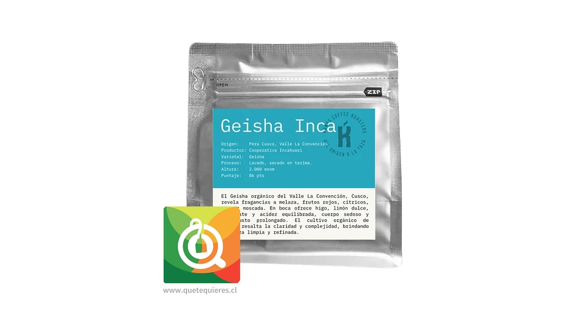 Kawas Café Grano Microlote - Perú Cusco – Geisha 1 Kg