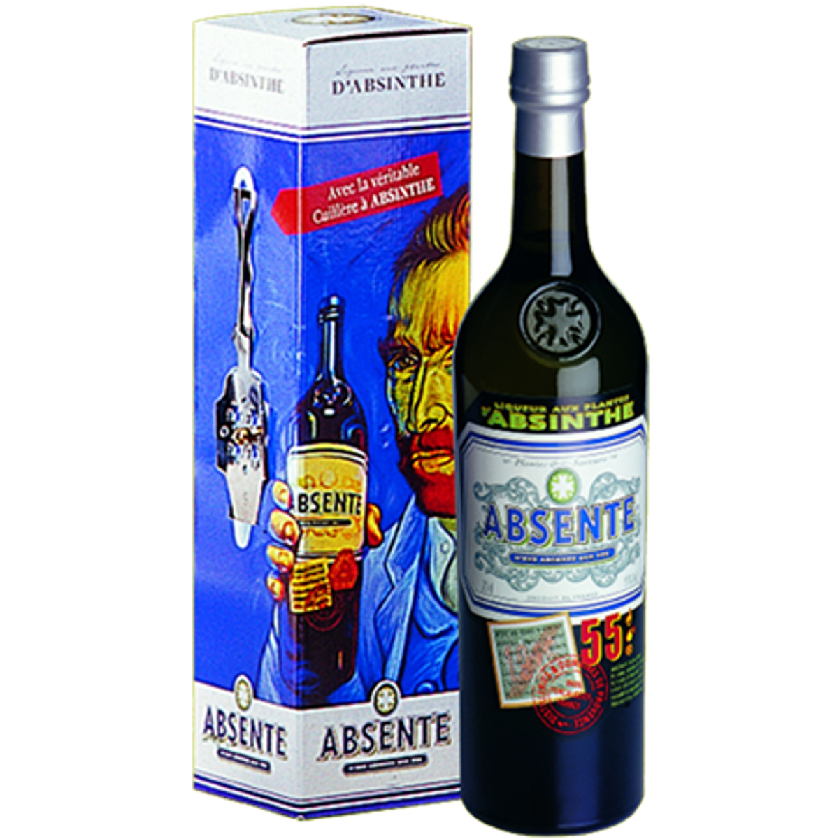 ABSENTE 55 com Colher Gift Pack- vol 55% - 70cl | Quick-Spirits
