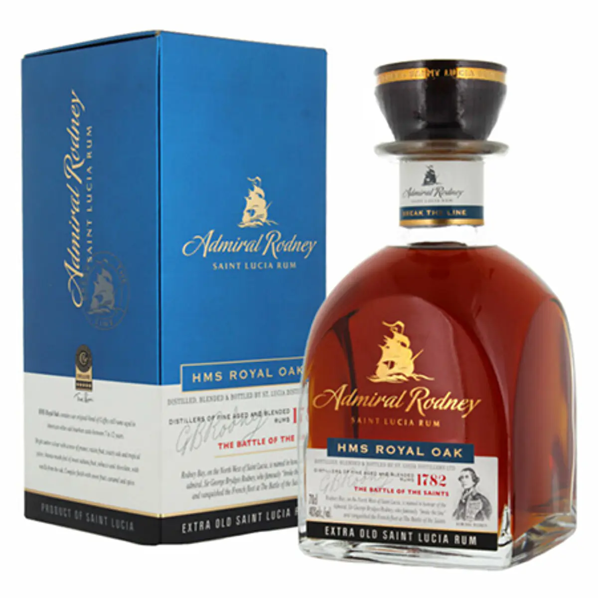 ADMIRAL RODNEY RUM HMS ROYAL OAK vol. 40% - 70cl | Quick-Spirits