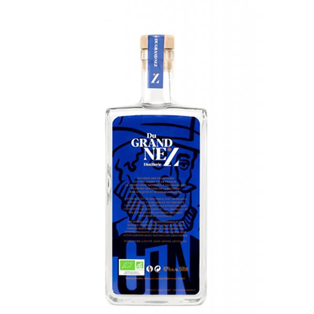 DU GRAND NEZ - ATTRIBUT N° 1 - GIN BIO 43% - 50cl | Quick-Spirits