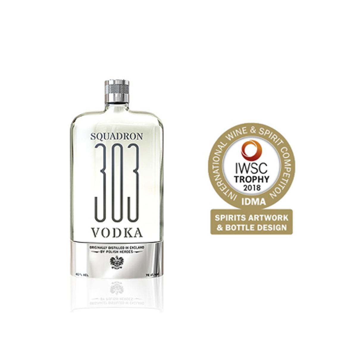 SQUADRON 303 - PREMIUM VODKA - vol. 40% - 70cl - Gift Box | Quick-Spirits