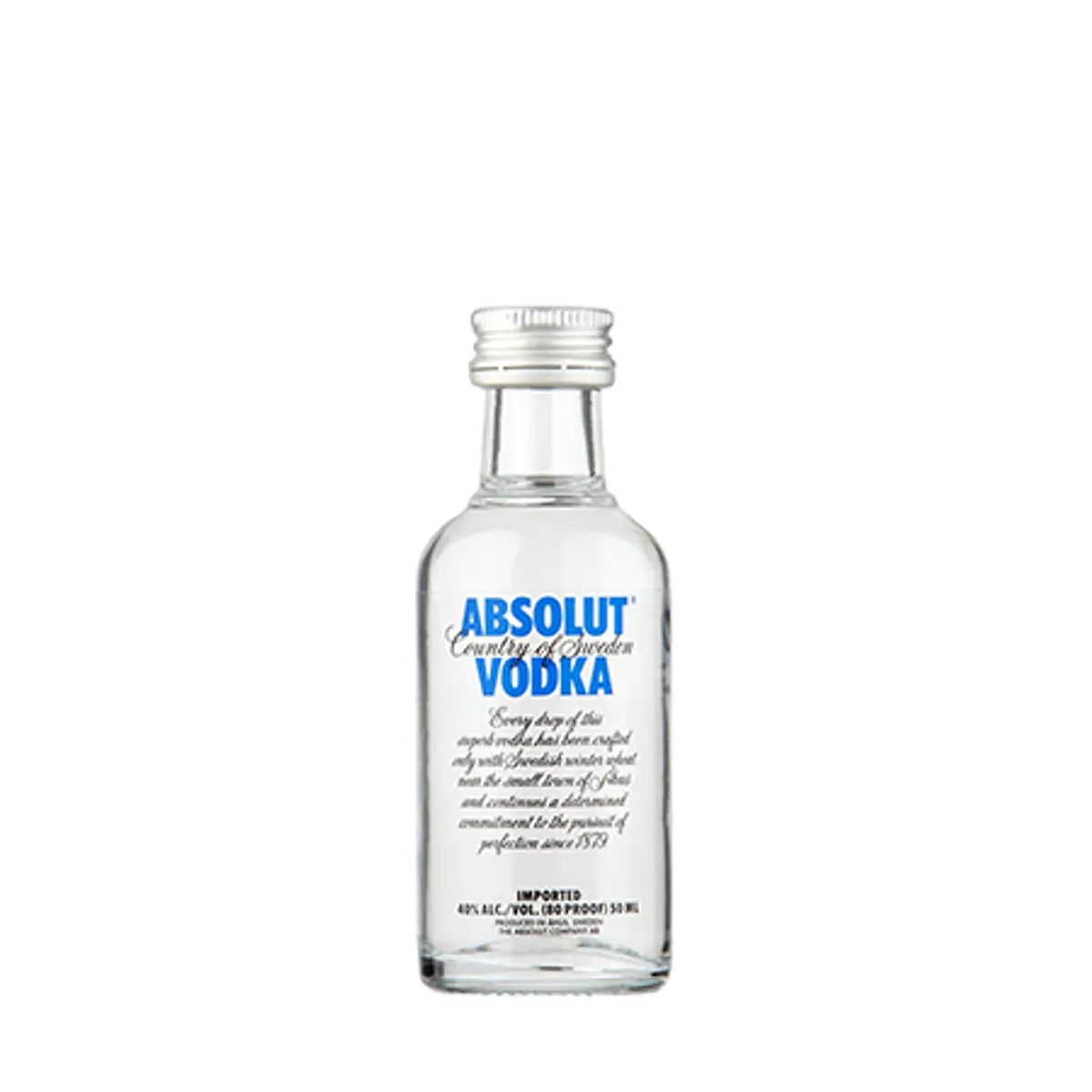 ABSOLUT VODKA - ORIGINAL VODKA - vol. 40% - 5cl | Quick-Spirits