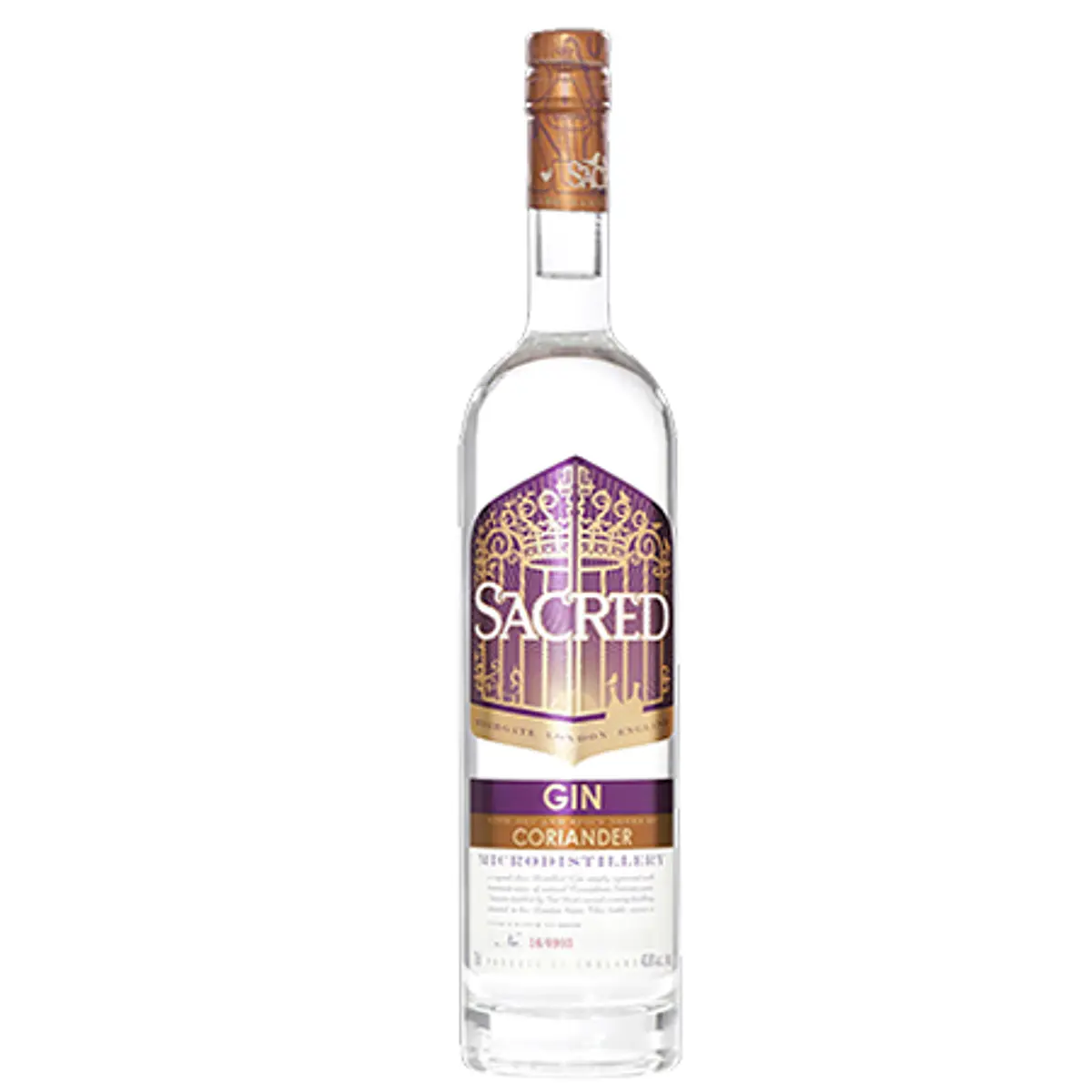 GIN SACRED CORIANDER vol.43,8% - 70cl | Quick-Spirits