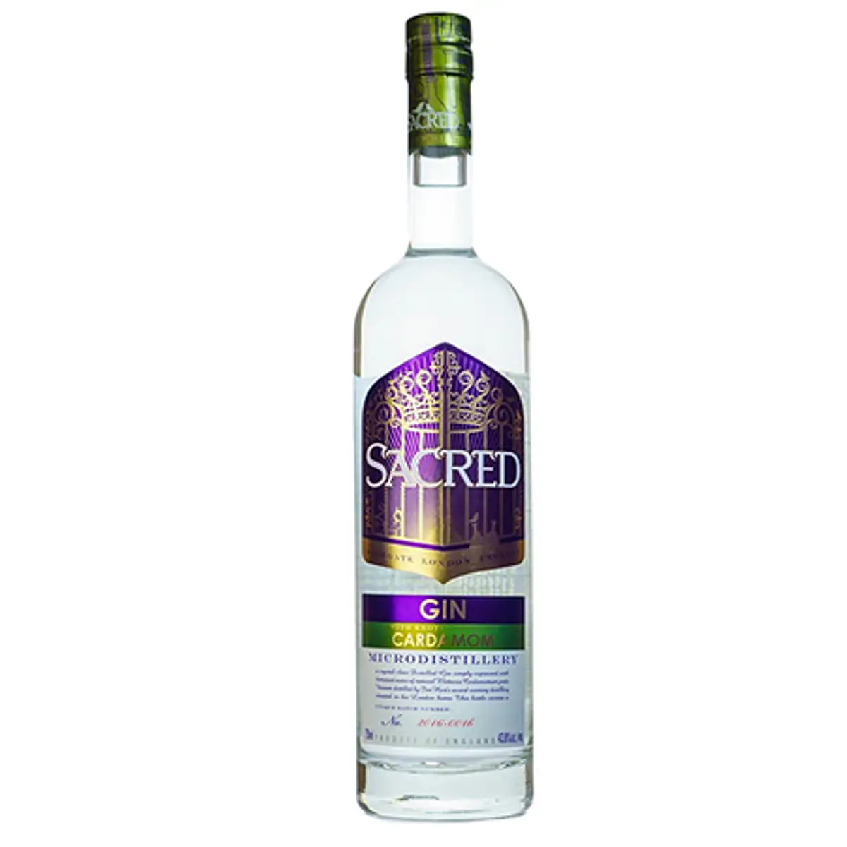 GIN SACRED CARDAMOM vol.43,8% - 70cl | Quick-Spirits