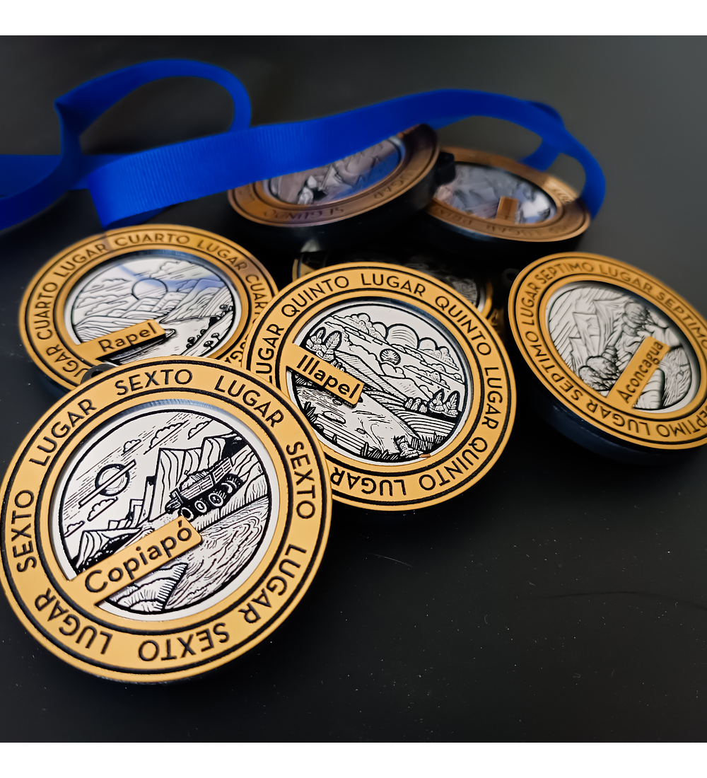 Medalla Acrílica Premium