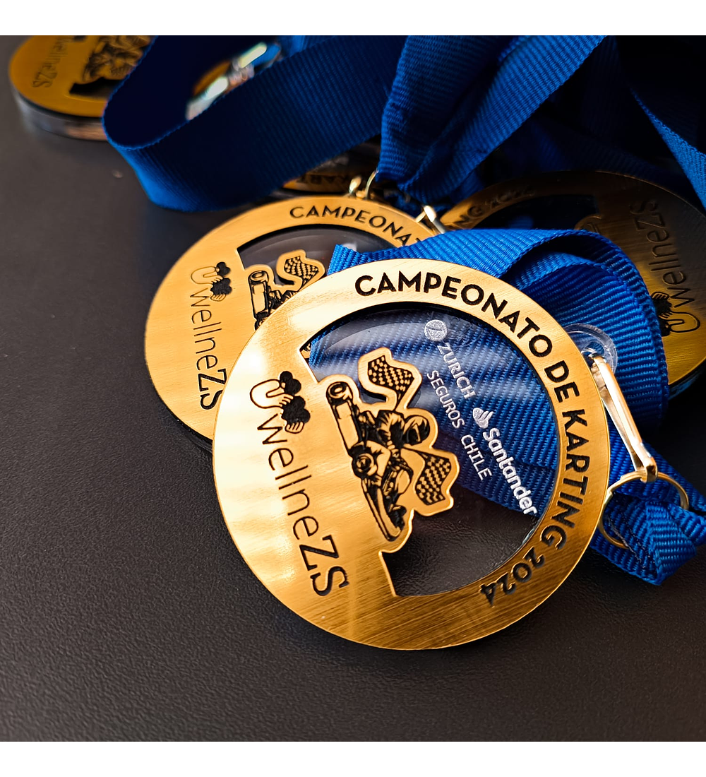 Medallas Acrílicas Bicapa