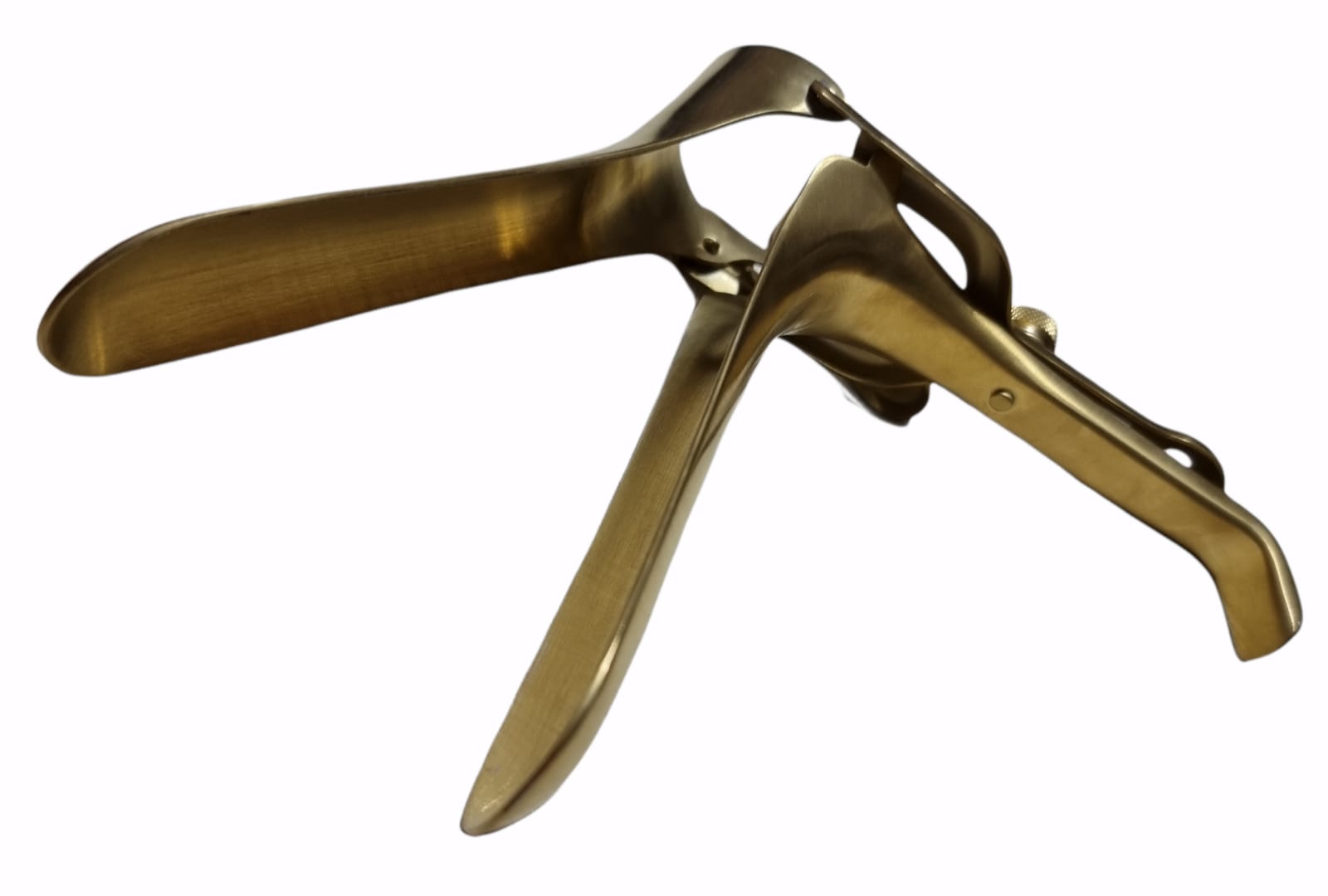 ESPECULO VAGINAL GRAVE COLOR DORADO