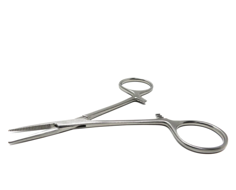 PINZA HEMOSTATICA HALSTED RECTA O CURVA DE 12,5CM