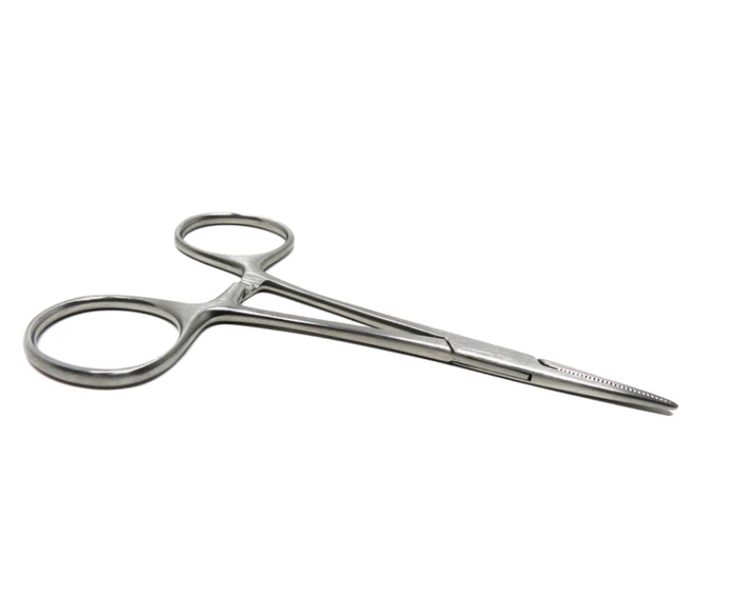 PINZA HEMOSTATICA HALSTED RECTA O CURVA DE 12,5CM