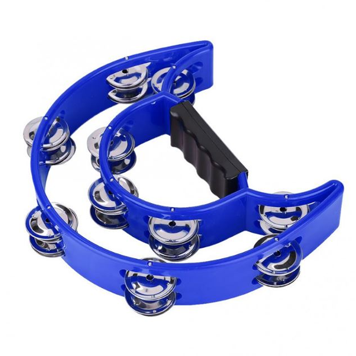 Pandero Medialuna Doble Hendrix Azul