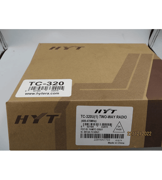 Radio bidireccional Hytera TC-320 Radio TC-320 hytera, portá