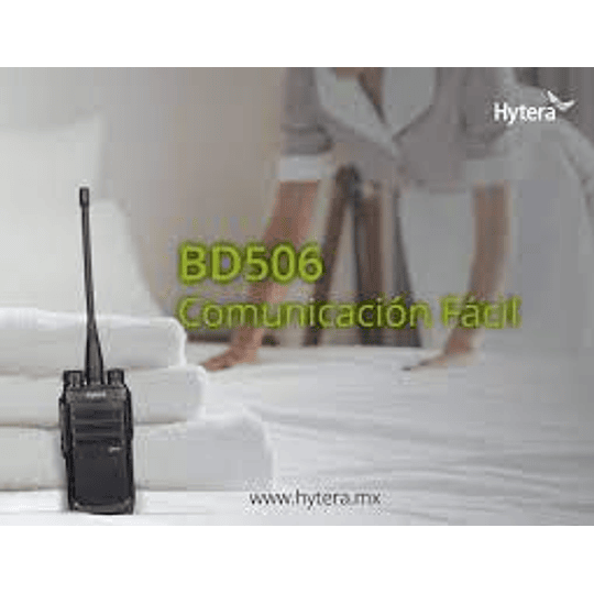 Hytera BD506 Radio Análoga y Digital DMR VHF 136-174 MHz pro