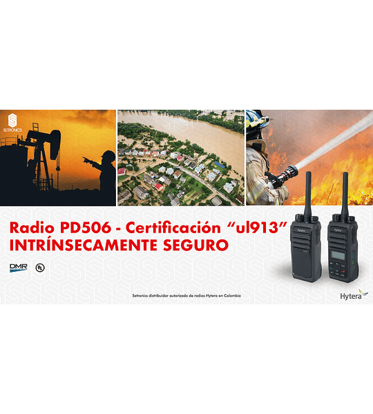 Radio intrínseco UHF