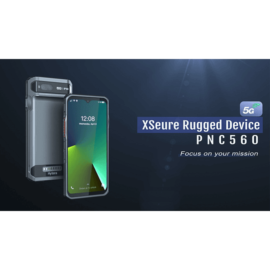 Hytera PNC560 Smartphone y radio PoC Robusta XSecure 5G Conf