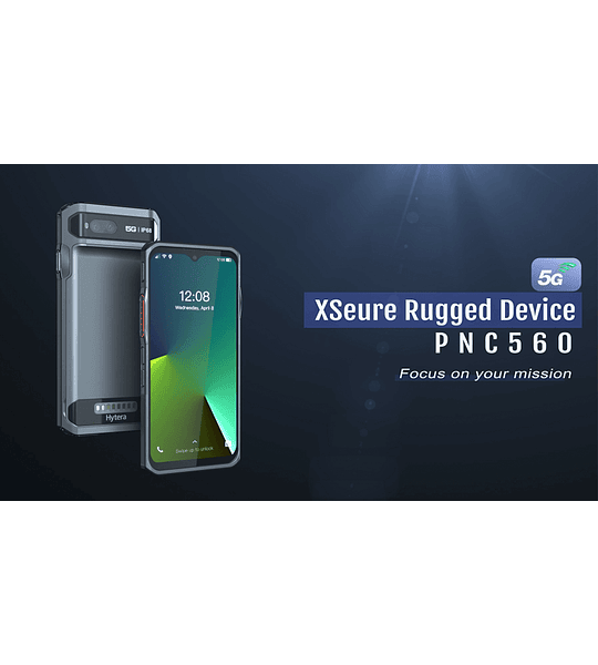 Hytera PNC560 Smartphone y radio PoC Robusta XSecure 5G Conf