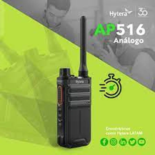 Radio de dos vías portátil analógica Hytera AP516 UHF 400-47
