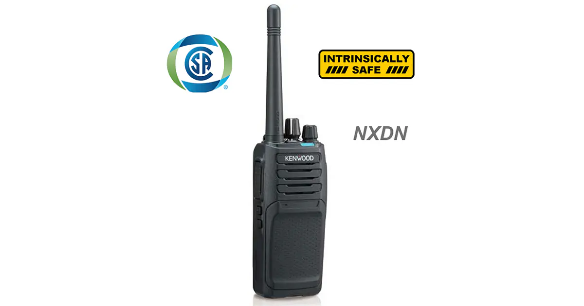 Transceptor portátil Kenwood NX-1300DK ISCK Intrínseco digit