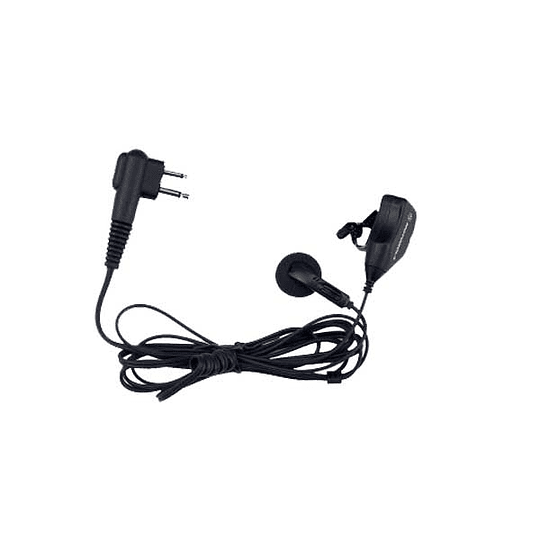 Motorola PMLN4294 Audífono y micrófono PTT de solapa para EP