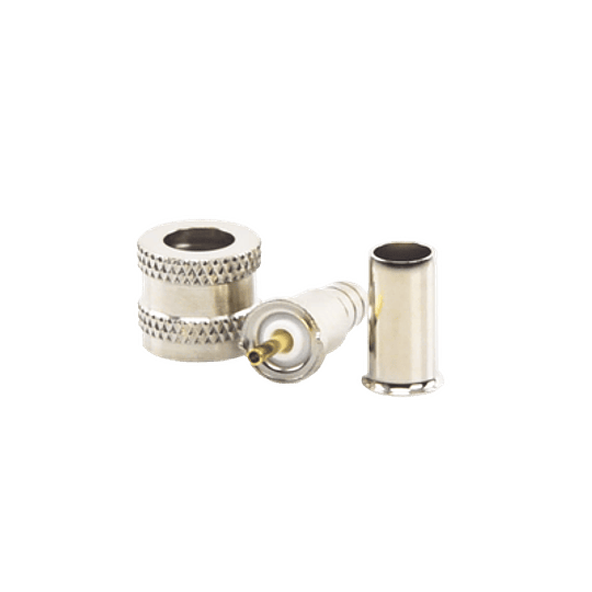 RFU-600-1 Conector Mini UHF Macho, 50 Ohm, de Anillo Plegabl