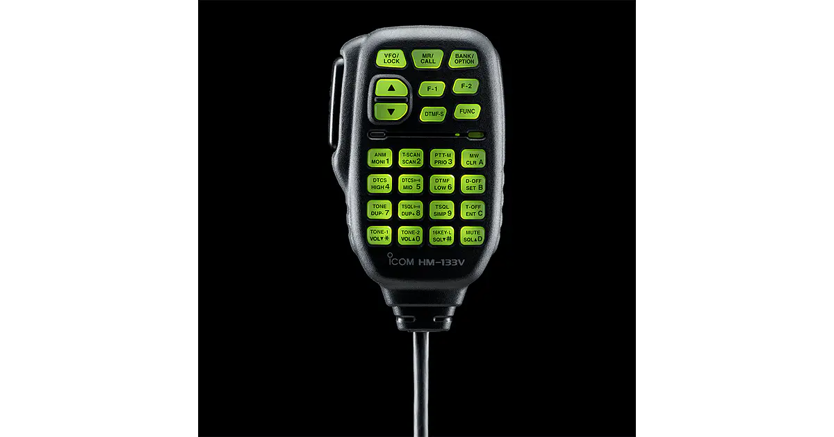 ICOM HM-133V Micrófono parlante remoto de conector modular,