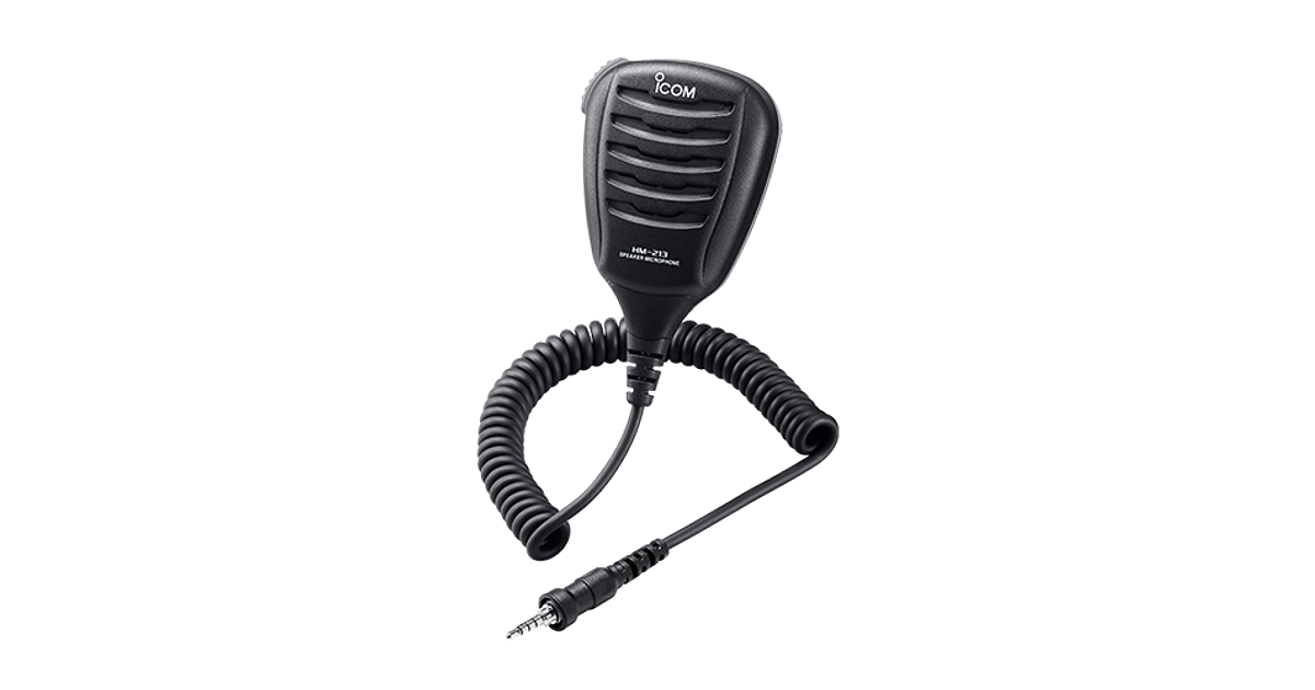 ICOM HM-213 Micrófono parlante remoto resistente al agua, co