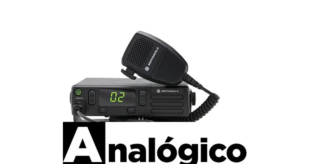 Radio móvil digital Motorola DEM300 original 16 Ch 45 Watts