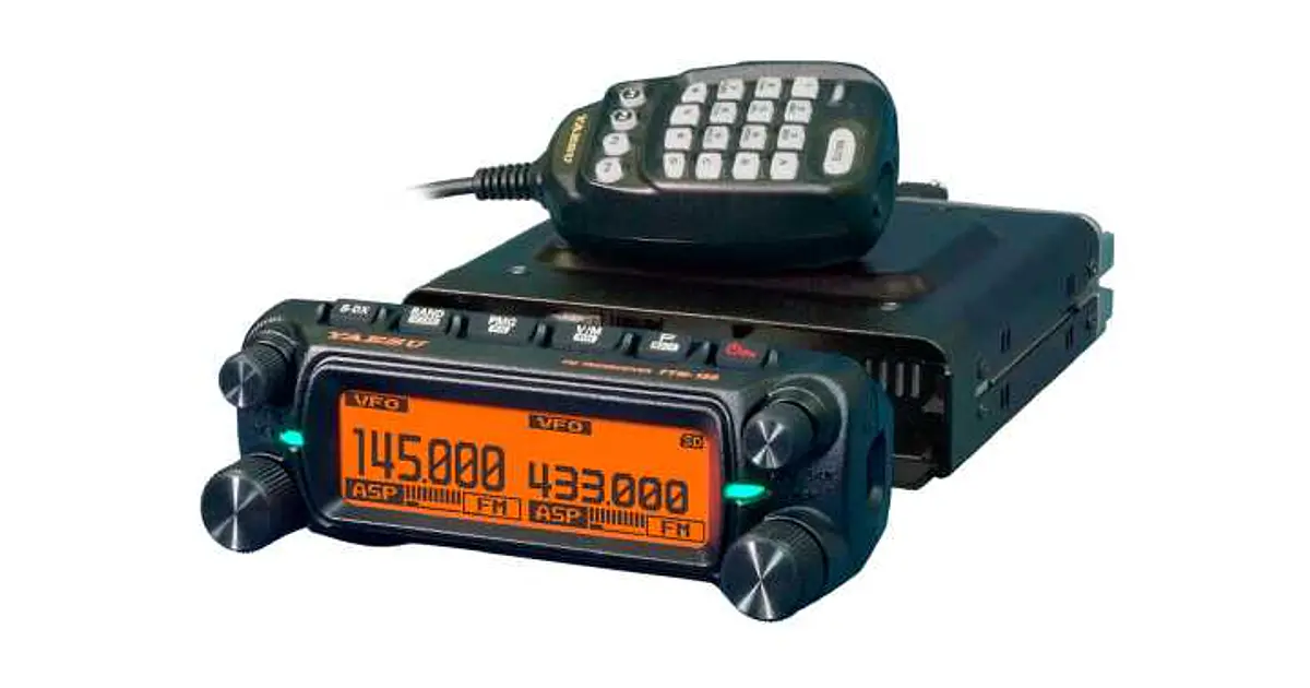 Yaesu FTM-150RASP Transceptor móvil FM de banda dual de 55/5