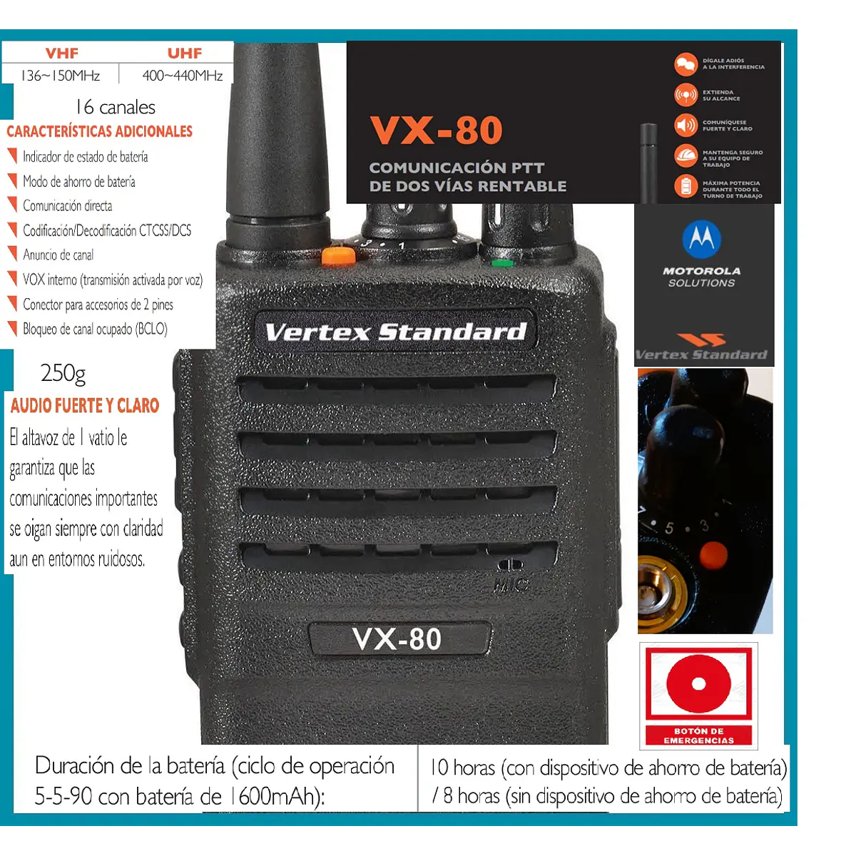 Vertex Standard (Portátil Analogico)
