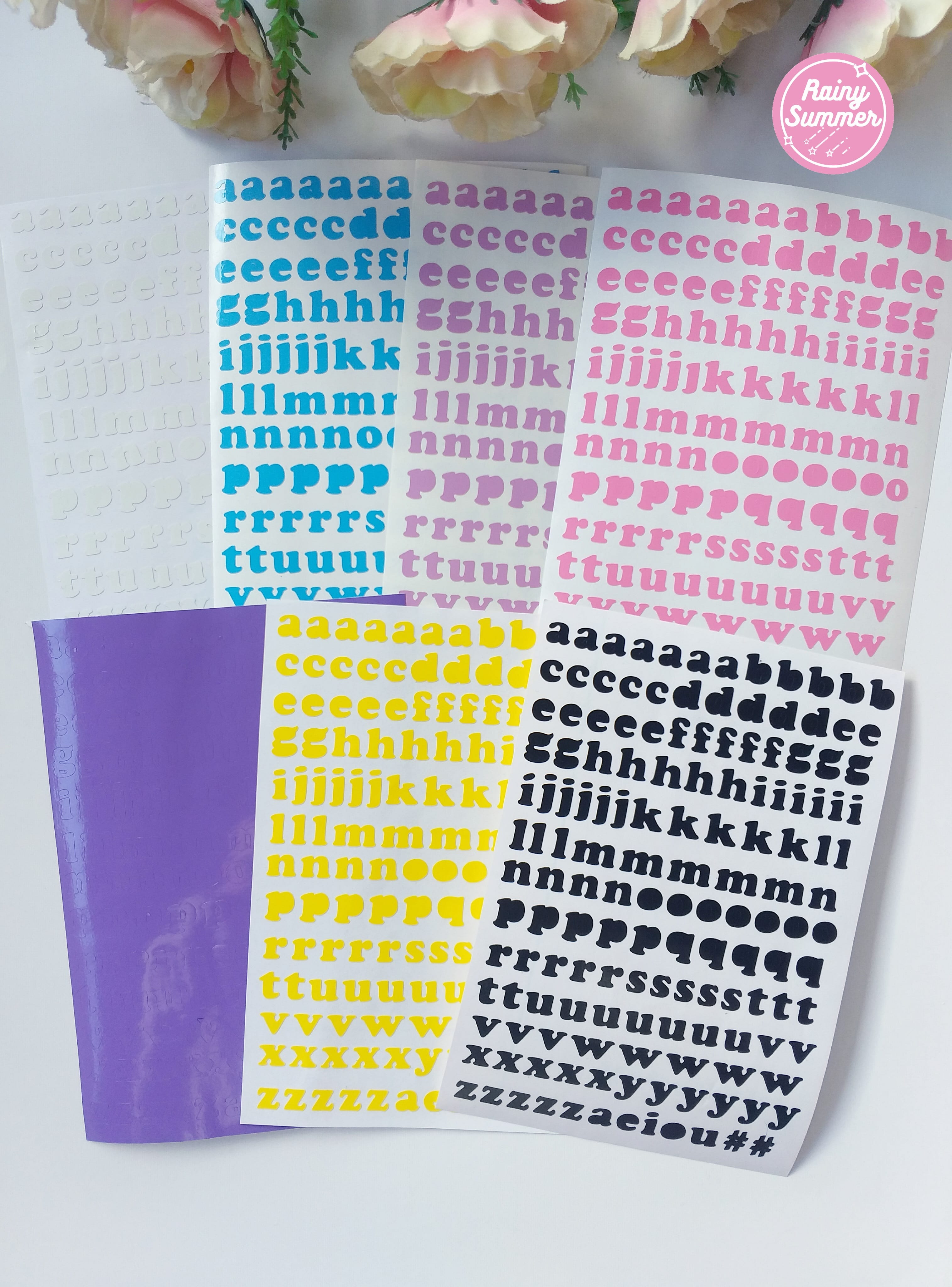 STICKERS DE LETRAS (DECO)