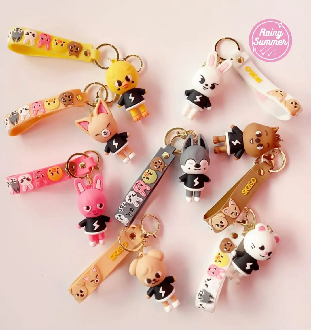 SKZOO - SET KEYCHAIN + STRAP