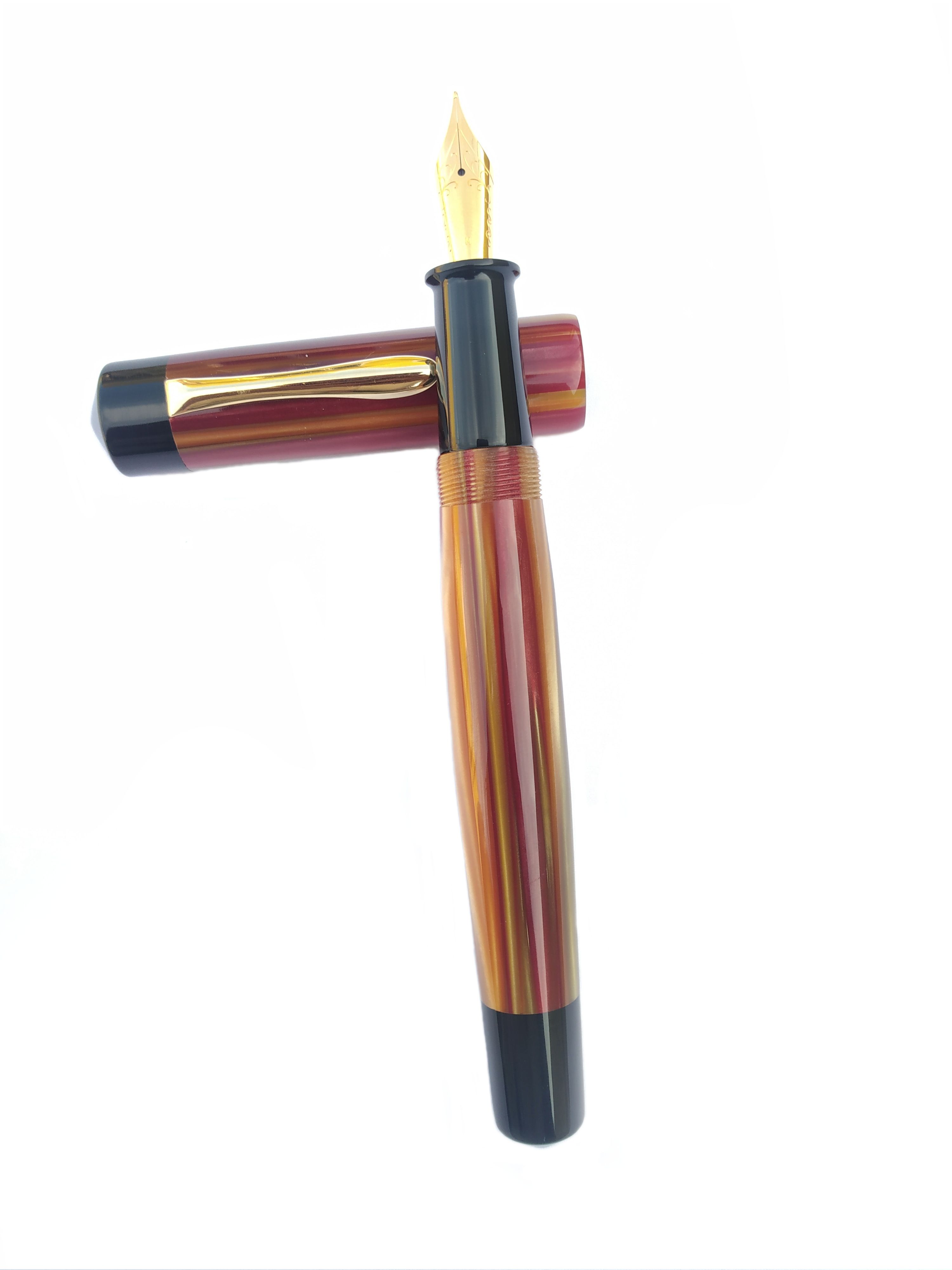 Ranga Majestic Pen -Premium Acrylics Stripes Pattern-- Peak