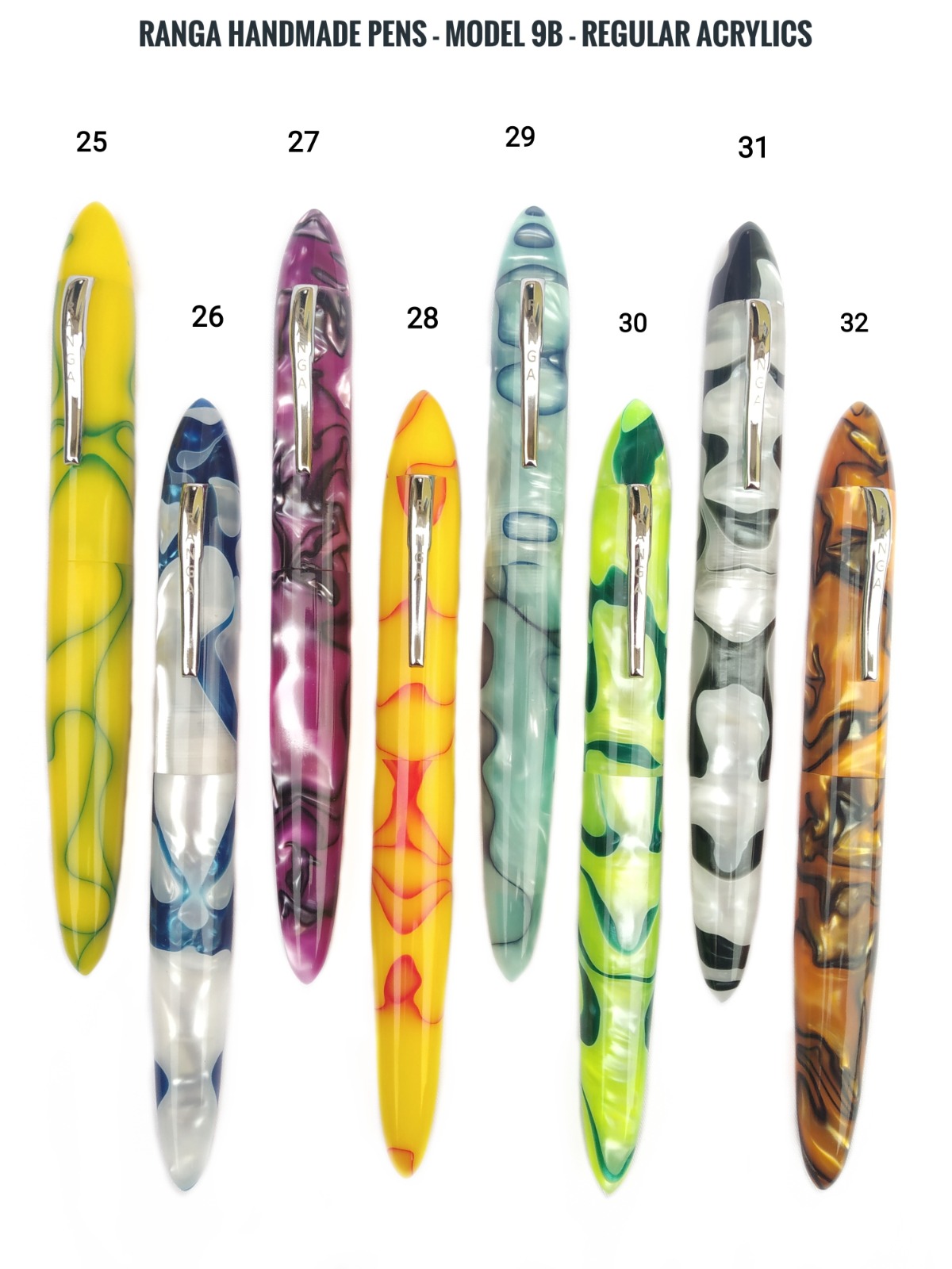 Model 9B Regular Acrylics Colour Set 2