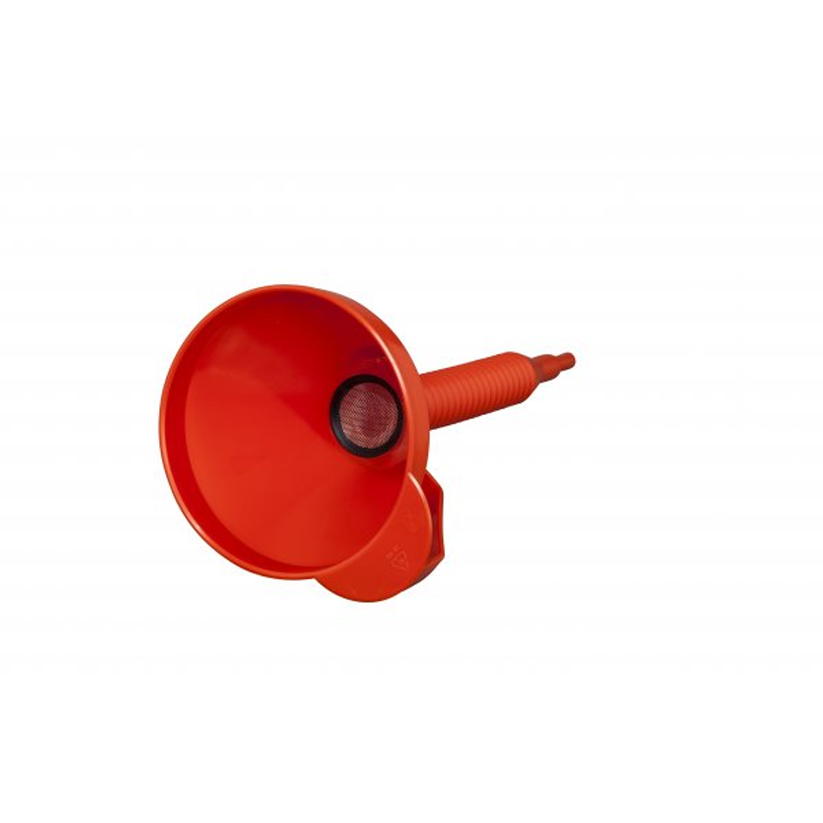 PLASTIK-TRICHTER FLEX.ROHR+SIEB160MM