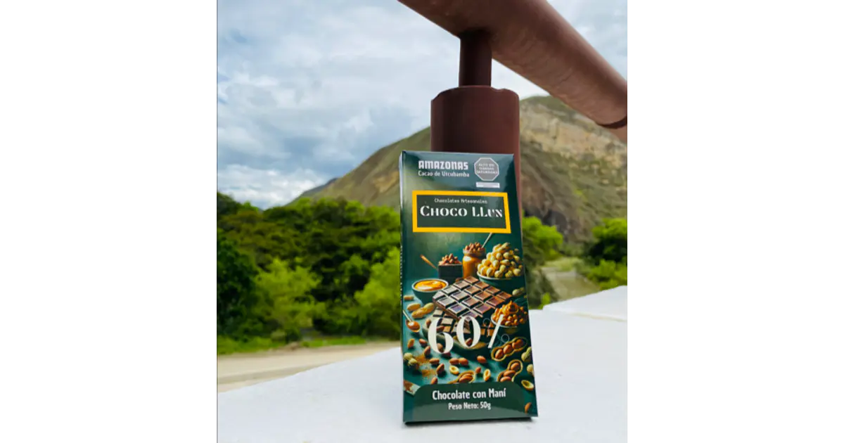 CHOCOLATE CON MANÍ 60% (50gr)
