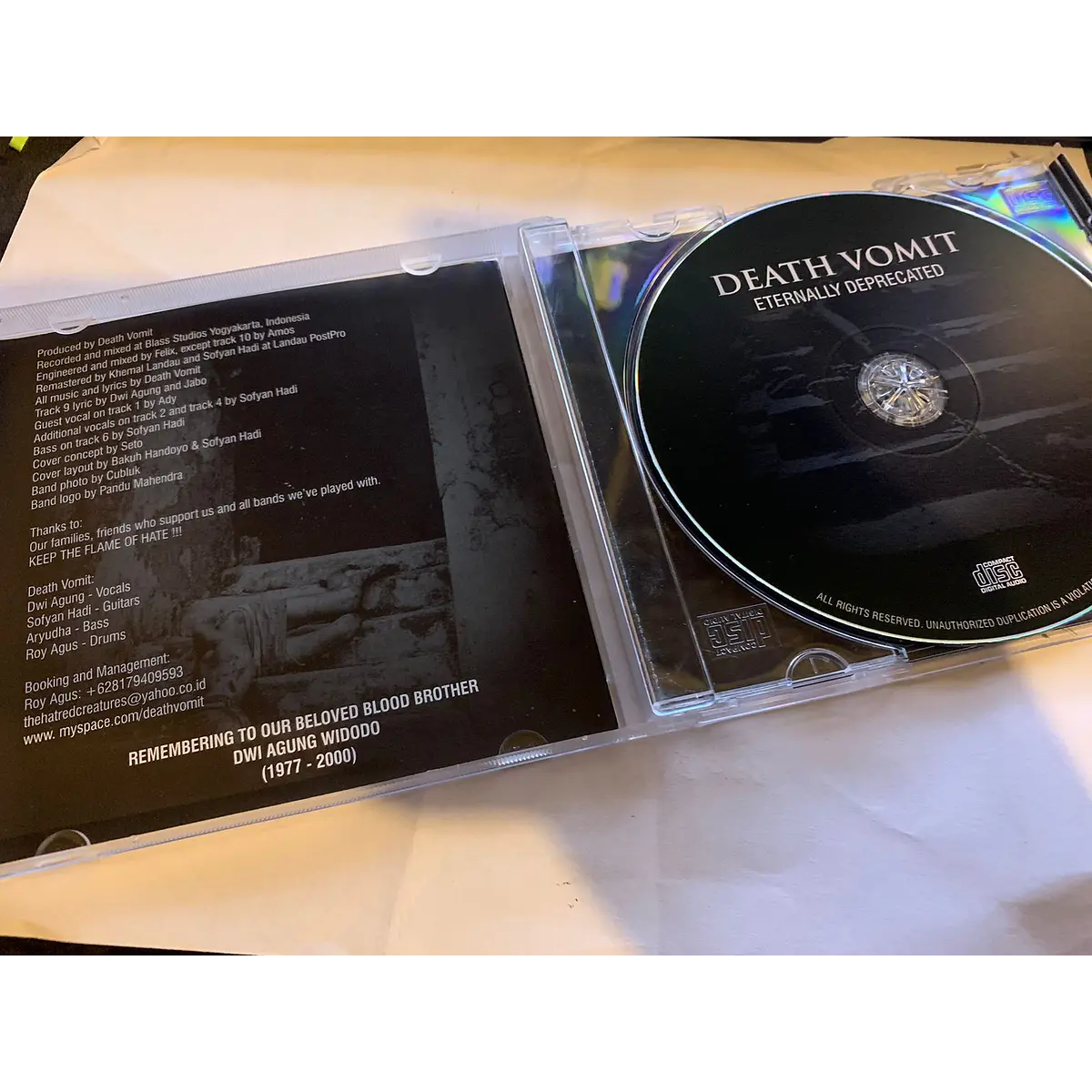 CD - DEATH VOMIT - Eternally Deprecated