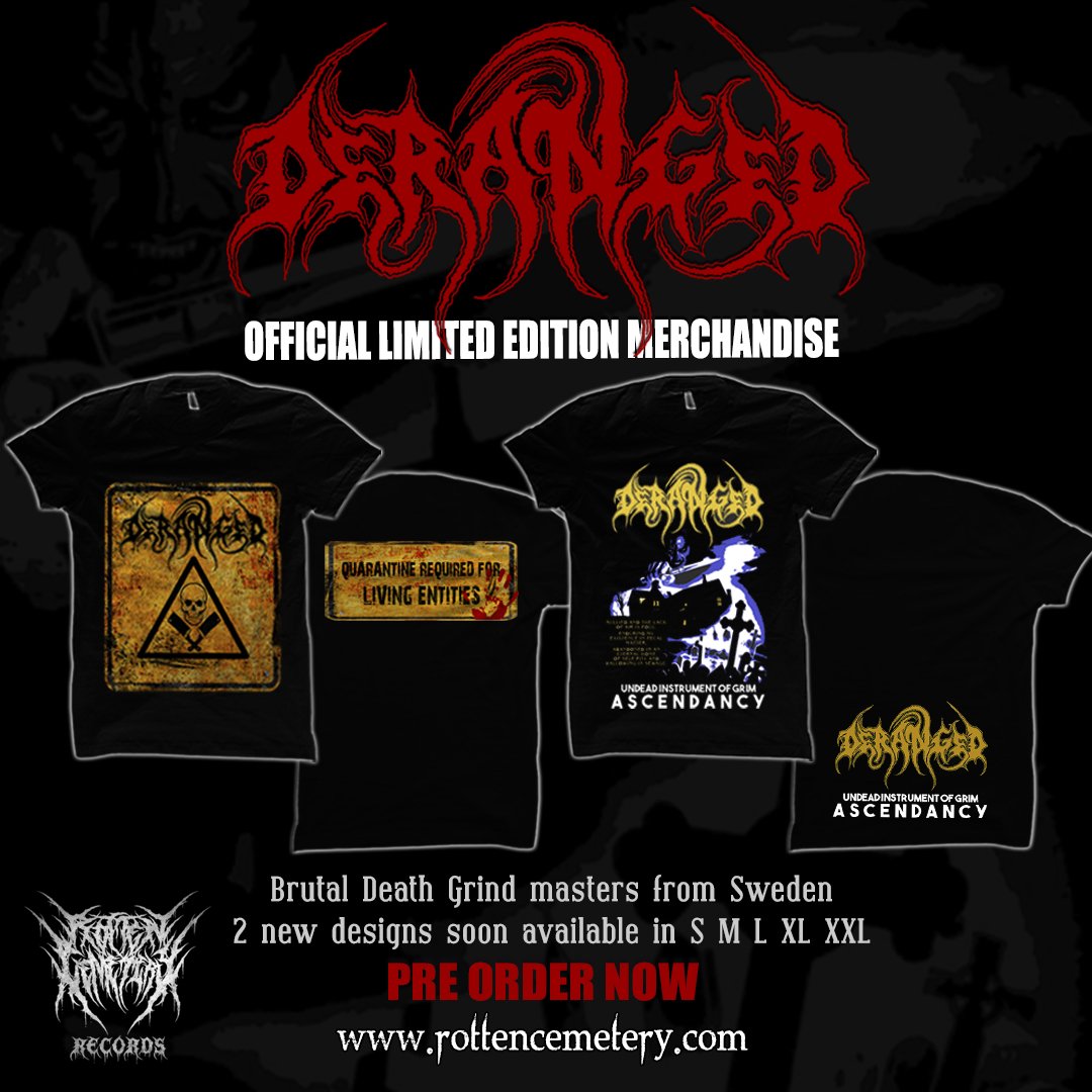 DERANGED new official merch release!