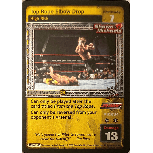 Top Rope Elbow Drop - SS3