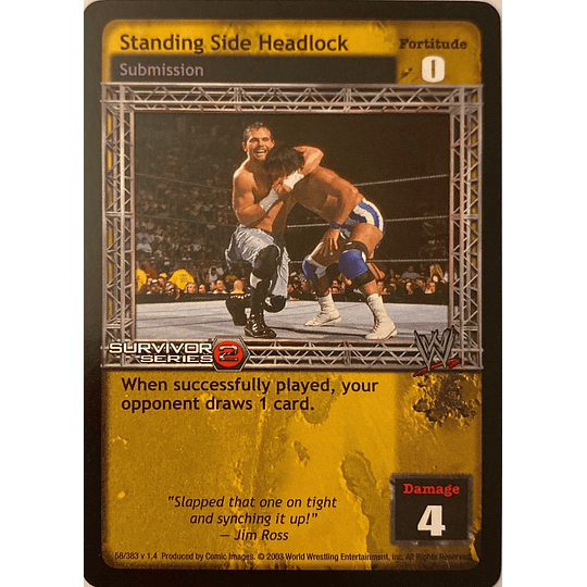 Standing Side Headlock