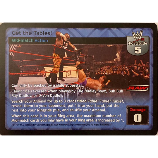 Get the Tables!